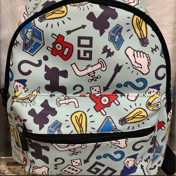 Hasbro | Bags | Authentic Bioworld Hasbro Monopoly Gaming Backpack ...